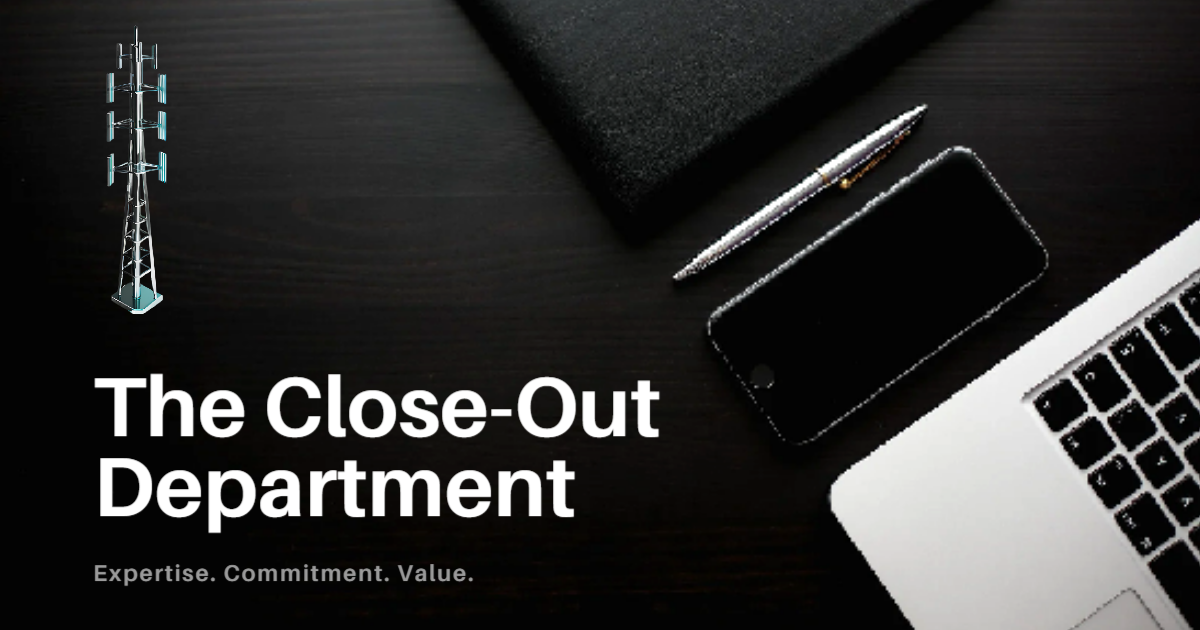 The Close-Out Department